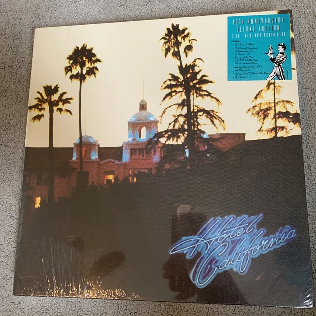 HOTEL CALIFORNIA 40TH Anniversary Deluxe 2 CD/1 Blu-ray Eagles Brand ...