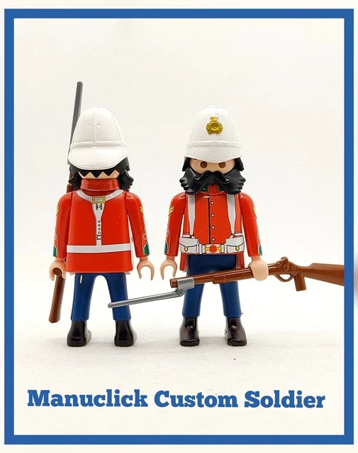 PLAYMOBIL CUSTOM BRITISH ENGLISH COLONIAL Soldier ANGLO-ZULU WAR SERGEANT B EUR 9,00 - PicClick FR
