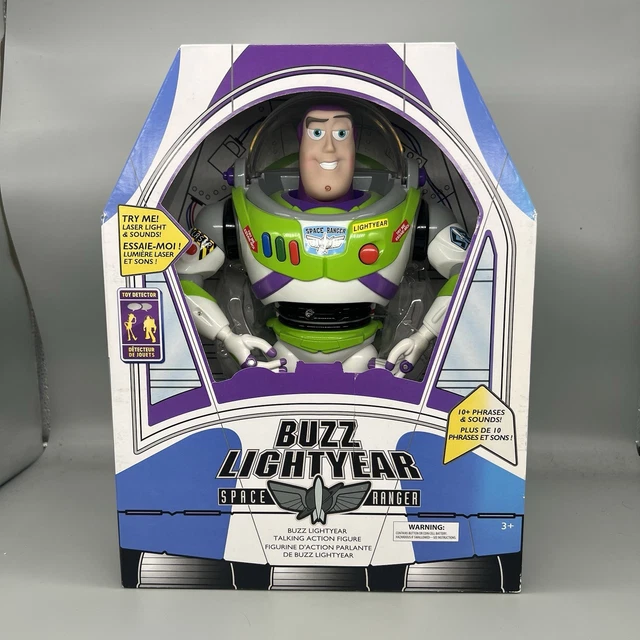 DISNEY BUZZ LIGHTYEAR Interactive Talking Action Figure Toy - Brand New ...