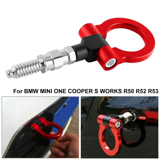 Universal Racing Tow Hook Towing Eye Loop Trailer Ring For Bmw Mini One