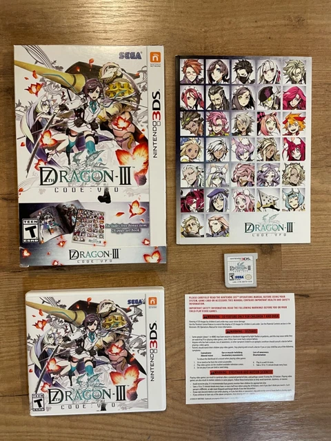 7TH DRAGON III 3 Code VFD Nintendo 3DS CIB Complete Big Box Art Book $93.99 - PicClick CA