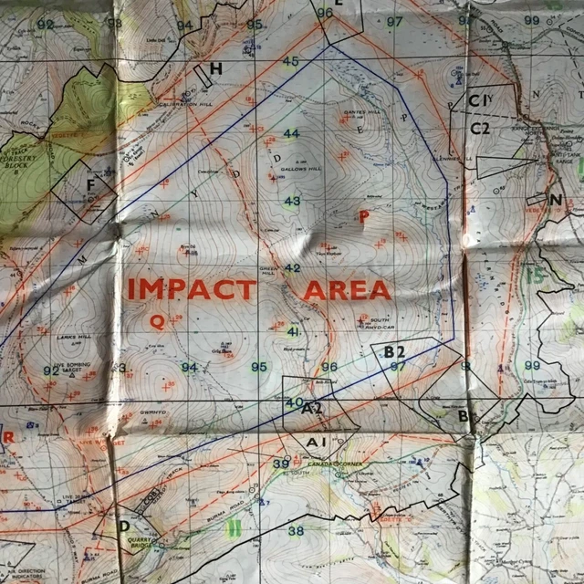ORIGINAL BRITISH ARMY 1:25,000 Map: Sennybridge Training Area £10.00 ...
