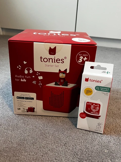 TONIES TONIEBOX STARTER Set Audio Player RED Brand New INC 'TODAY ON ...