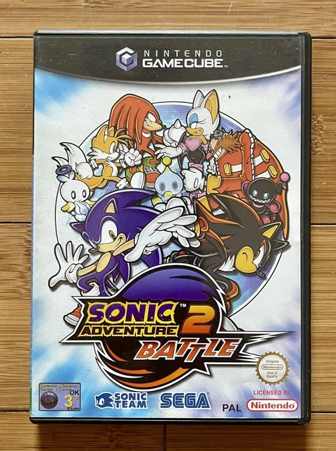 NINTENDO GAMECUBE SONIC Adventure 2 Battle. CASE ONLY NO DISC £15.00 ...