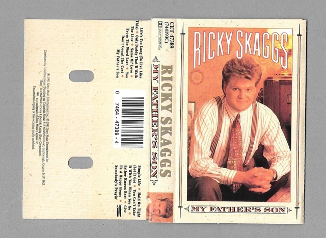 RICKY SKAGGS : My Father's Son , Cassette , 1991 , ( Sony , Col. House ...