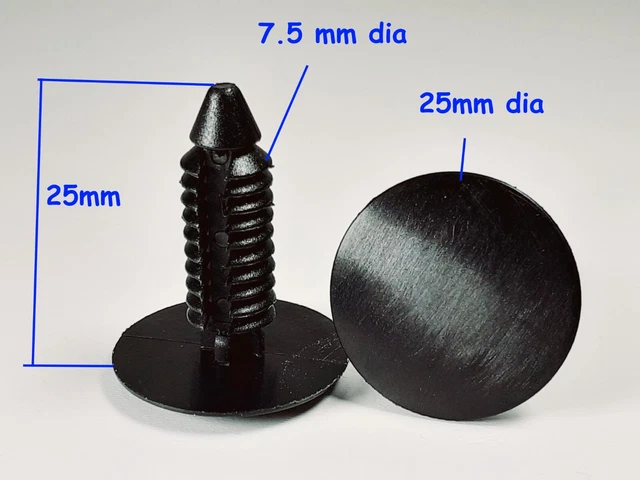 FOR FORD 10 transit interior panel trim plastic push fasteners clips £4 ...