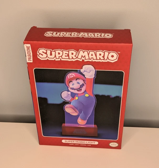 NINTENDO SUPER MARIO Acrylic Light by Paladone (NEW) 24cm £11.98 ...