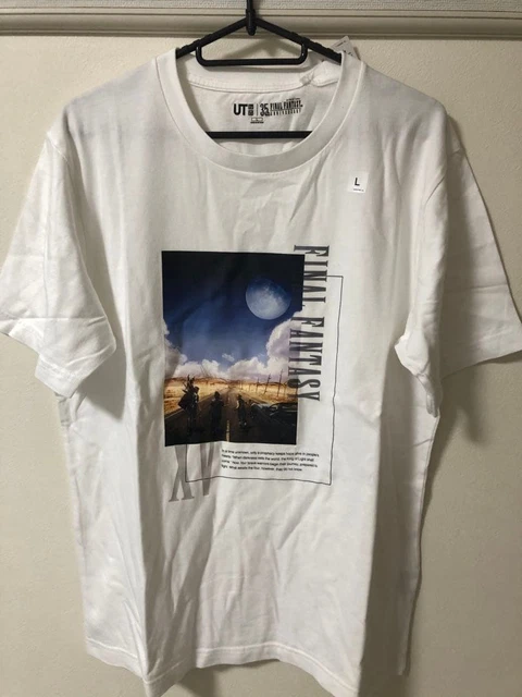UNIQLO UT FINAL Fantasy XV FF15 35th Anniversary T-Shirt White Size L £ ...