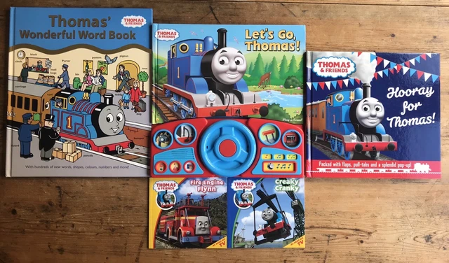 5 THOMAS THE Tank Engine & Friends Books - Pop Up Play A Sound Bundle ...