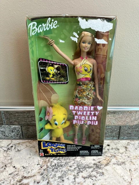 POUPÉE BARBIE TWEETY Bird Looney Tunes Back in Action 2003 Mattel # ...