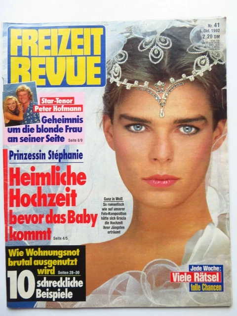FREIZEIT REVUE NR 41/1992, Brigitte Bardot, Thekla Carola Wied, Peter ...