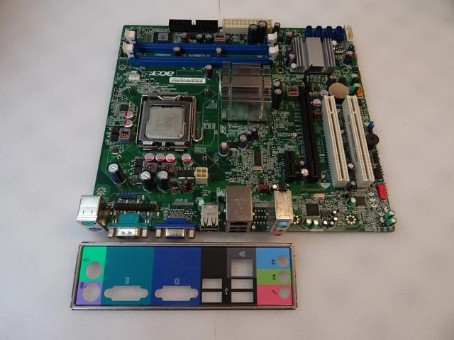 ACER G41M07-1.0-6KSH REV:1.0 PC Motherboard Socket 775 SRGTE Core 2 Duo ...