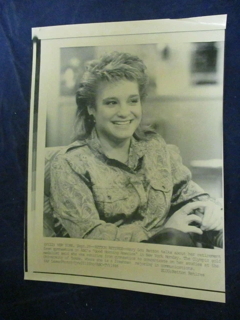 Mary Lou Retton Usa Gymnast Abc Good Morning America Wire Press Hot Sex Picture