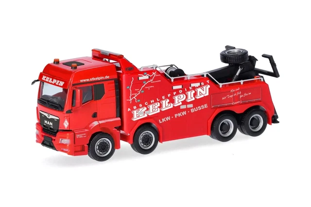 HERPA 317825 MAN TGS TN Abschleppwagen EMPL Wecker KELPI HO 1:87 NEU ...