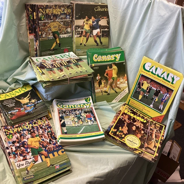 MEGA NORWICH CITY Programme Bundle See Dates In Description £22.00 ...