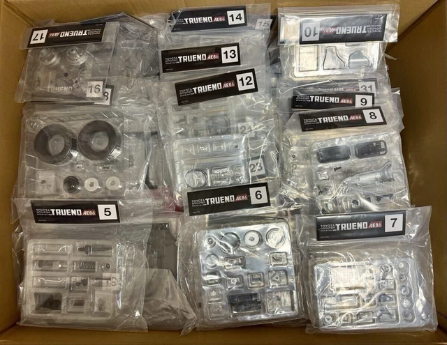 DEAGOSTINI DEAGOSTINI SPRINTER Trueno AE86 alle 110 Hefte Custom Teile ...