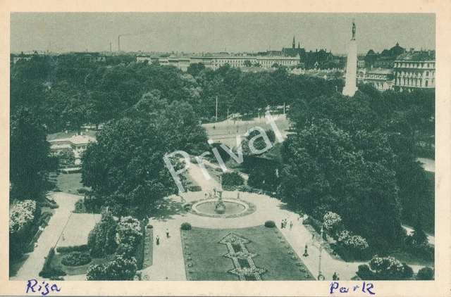 FOTO PK WK II Panorama Ansicht Riga Freiheitsdenkmal Park Lettland ...
