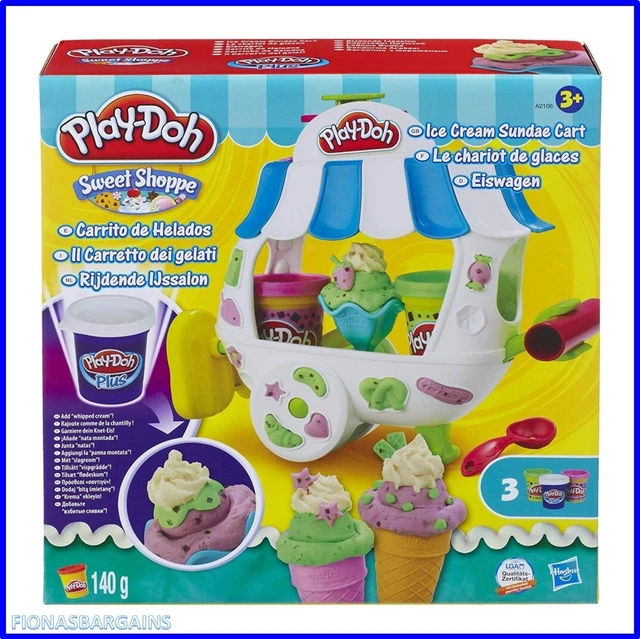 PLAY DOH SWEET Shoppe Ice Cream Sundae Cart Playset *NEW SEALED & RARE ...