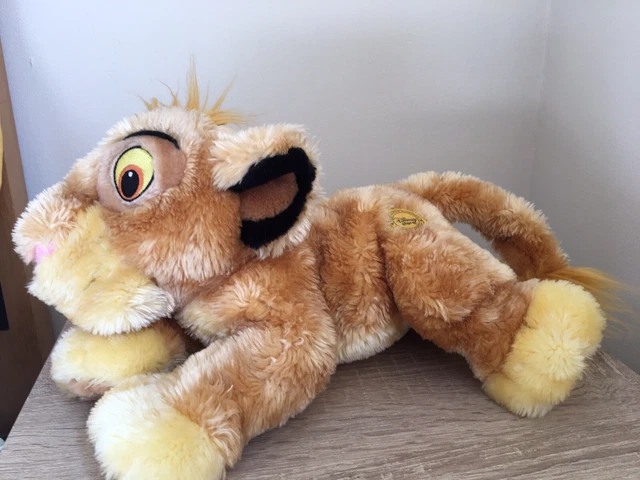 DISNEY STORE STAMPED Baby Simba Cub - Furry Plush Soft Toy 13" £12.99 ...
