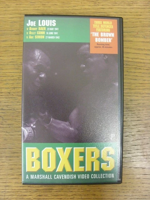 1996 BOXING VIDEO (VHS): Collezione Marshall Cavendish - Boxers 34 ...
