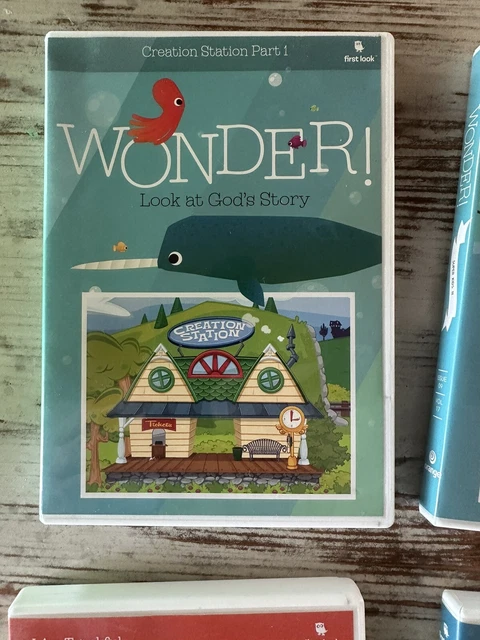 LOT 4 DVDS Wonder Look at God's Story First Look Preschool Bible ...