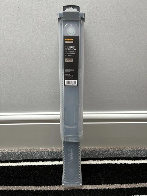 HALFORDS ADVANCED TORQUE Wrench 40-200 N.m 30-150lb f.ft 1/2” Drive £55 ...