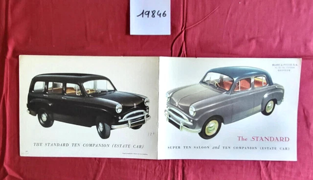 N°19846 / STANDARD Super Ten Saloon-estate car / catalogue en français ...