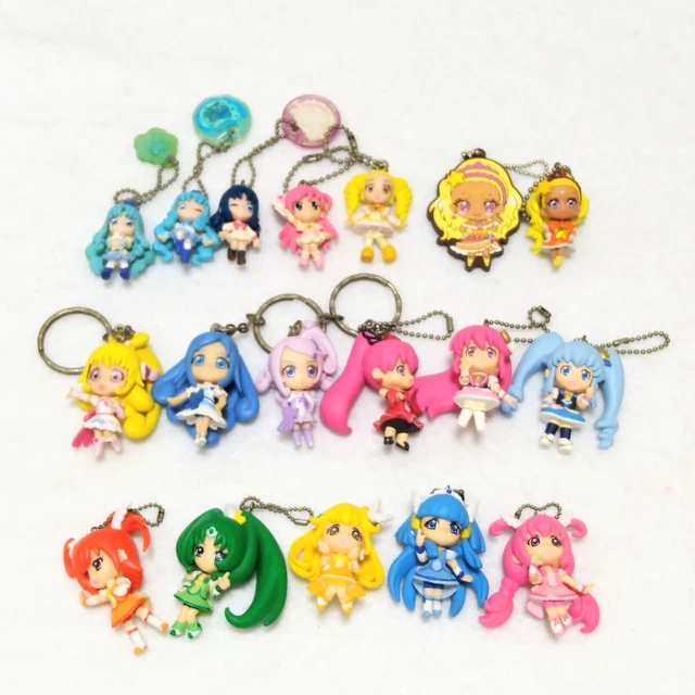 GLITTER FORCE SMILE Precure mascot lot set Key chain mini Figure Pretty ...
