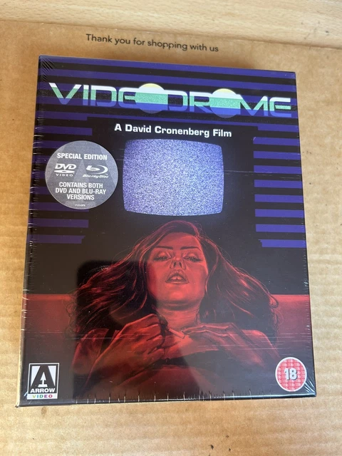 VIDEODROME LIMITED EDITION Arrow Blu Ray Box Set NEW & SEALED David ...