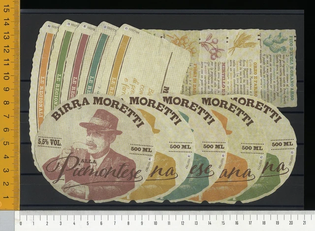 ETICHETTE LABEL BIRRA - SERIE COMPLETA BIRRA MORETTI LE REGIONALI Ed ...