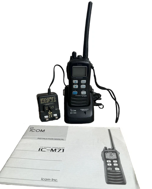 ICOM IC-M71 - Handheld Marine VHF - Icom M71 - Brand New Battery £149. ...