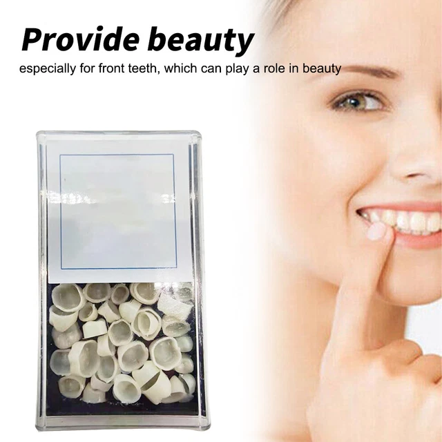 50/70PCS TEMPORARY TEETH Crowns Resin Posteriors Anterior Molar Tooth ...