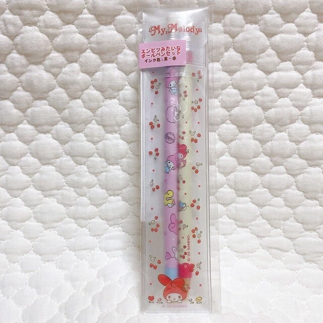 MY MELODY PIANO-CHAN Strawberry Pencil Style Ballpoint Pen Set jp $118. ...