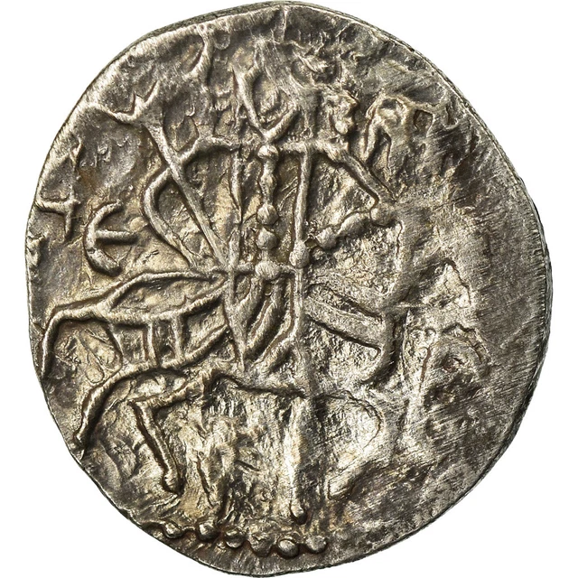 MONNAIE, ALEXIS IV Comnène, Aspre, 1417-1429, TB+, Argent, Sear:2641 ...