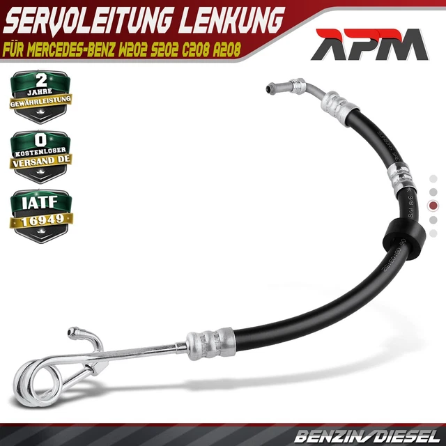 TUBO DI SERVOSTERZO Per Mercedes-Benz W202 S202 C208 A208 1.8 2.0 2.2 2.3 EUR 39,48 - PicClick IT