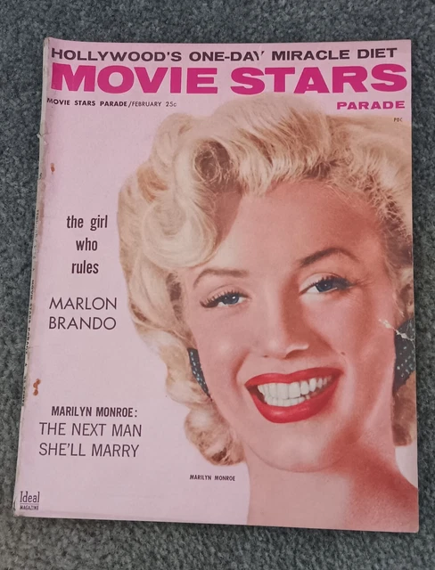 1956 MOVIE STARS PARADE magazine - MARILYN MONROE- February 1956 £25.14 ...
