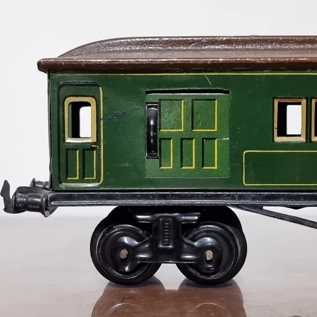 KARL BUB BW Germany Bogie Tinplate Clerestory Coach Green O Gauge £50. ...