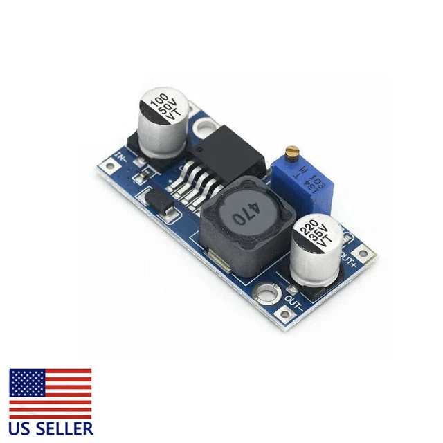 5PC LM2596S DC-DC 3A Buck Adjustable Step-down Power Supply Converter ...