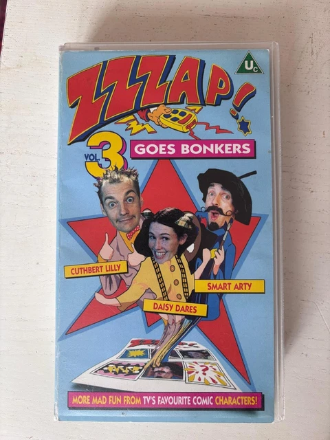 ZZZAP 3 GOES Bonkers VHS VIDEO (zap) £21.51 - PicClick UK