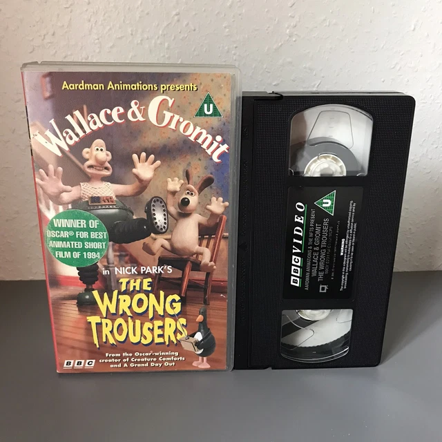 WALLACE & GROMIT BBC PAL VHS Video Tape - A Grand Day Out - Will ...