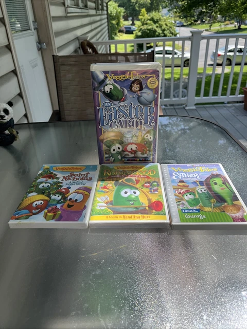 VEGGIE TALES LOT-3 DVDs,1 VHS. Used $51.75 - PicClick AU