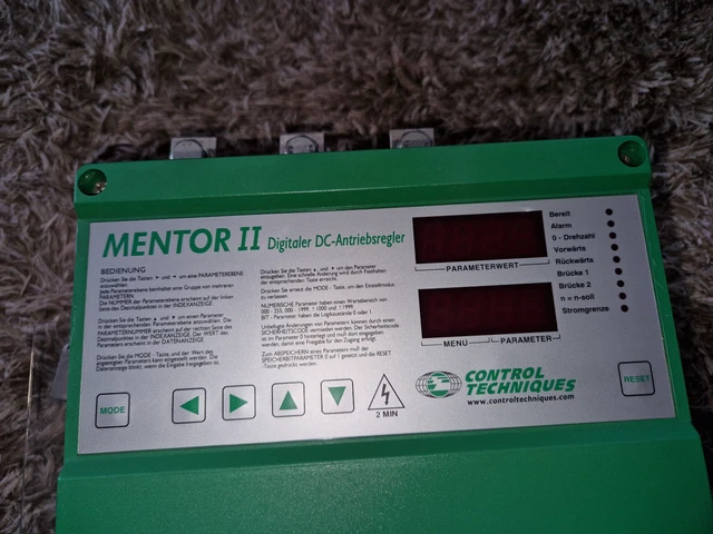 MENTOR II DIGITALER DC-Antriebsregler CONTROL TECHNIQUES Type: M210 ...