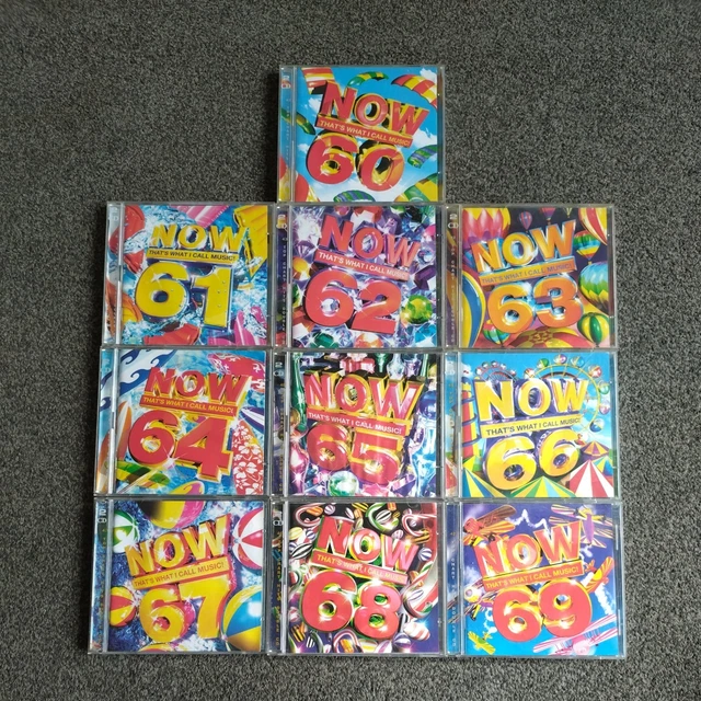 NOW THAT'S WHAT I Call Music! 60 - 69 Complete CD Album Bundle! Now 60 ...