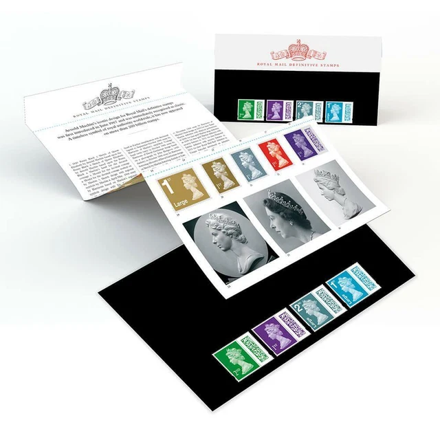 GB 2022 DEFINITIVE BARCODE NVI MACHIN PRESENTATION PACK No 116 MINT STAMP SET £14.95 - PicClick UK