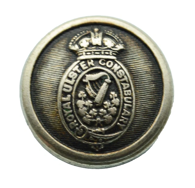 RUC ROYAL ULSTER Constabulary K.C. Button 22 mm marked Special Quality ...