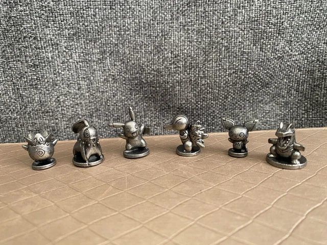 MONOPOLY POKÉMON JOHTO Edition Replacement Pewter Tokens Set of 6 $7.50 ...