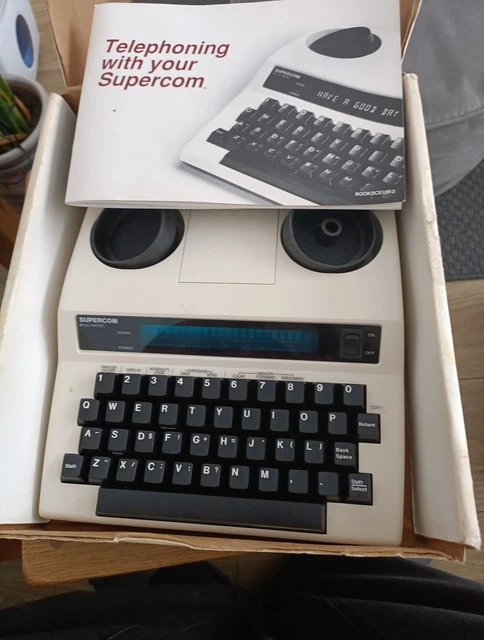 ULTRATEC SUPERCOM Minicom text phone for deaf people £52.72 - PicClick UK