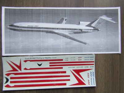 BOEING B727 &BOEING Livery" PISTE decals 1/200 1/144 EUR 29,62 ...