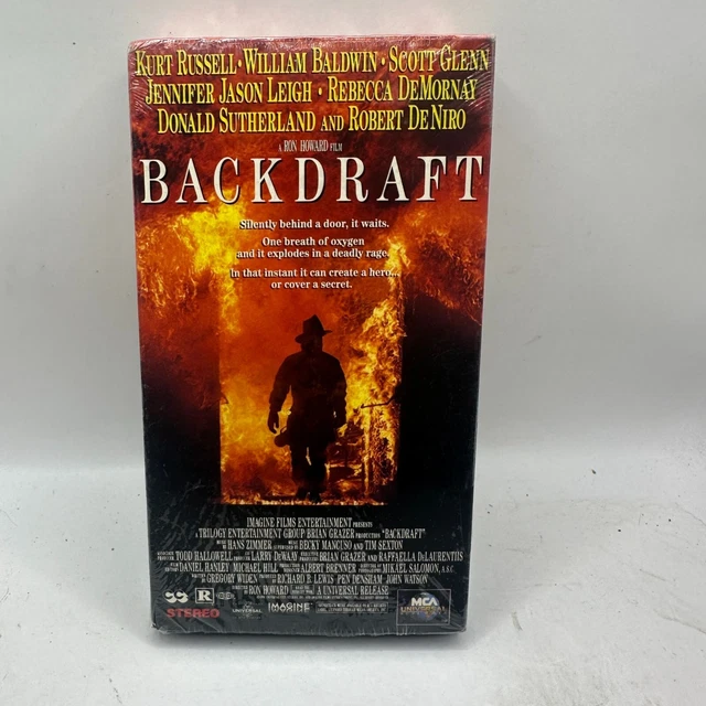 BACKDRAFT VHS 1991 Kurt Russell Directed By Ron Howard Drama/Action £9. ...