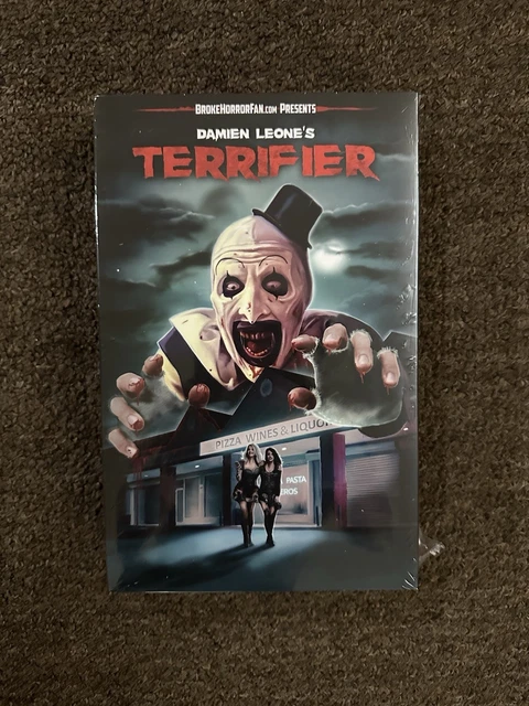 TERRIFIER VHS OFFICIAL 2025 LIMITED Book Box EDITION w/RED GLOW IN THE ...